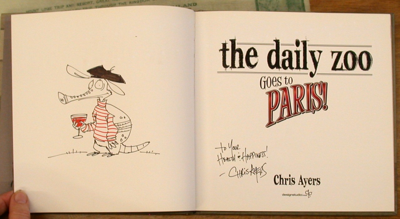 Ayers, Chris: The Daily Zoo Goes to Paris! – The Iliad Bookshop