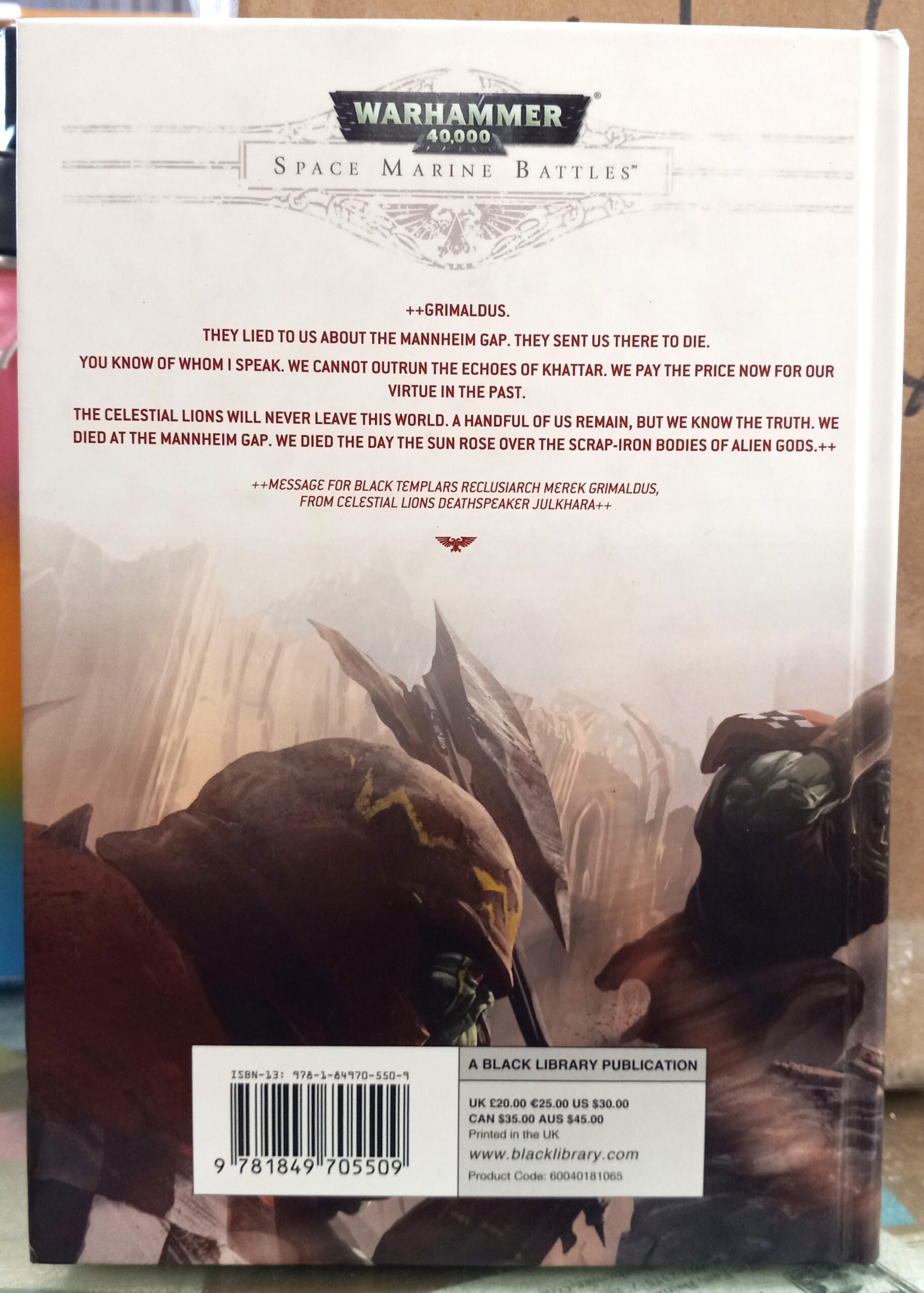 Dembski-Bowden, Aaron: Armageddon: Helsreach / Blood and Fire – The ...